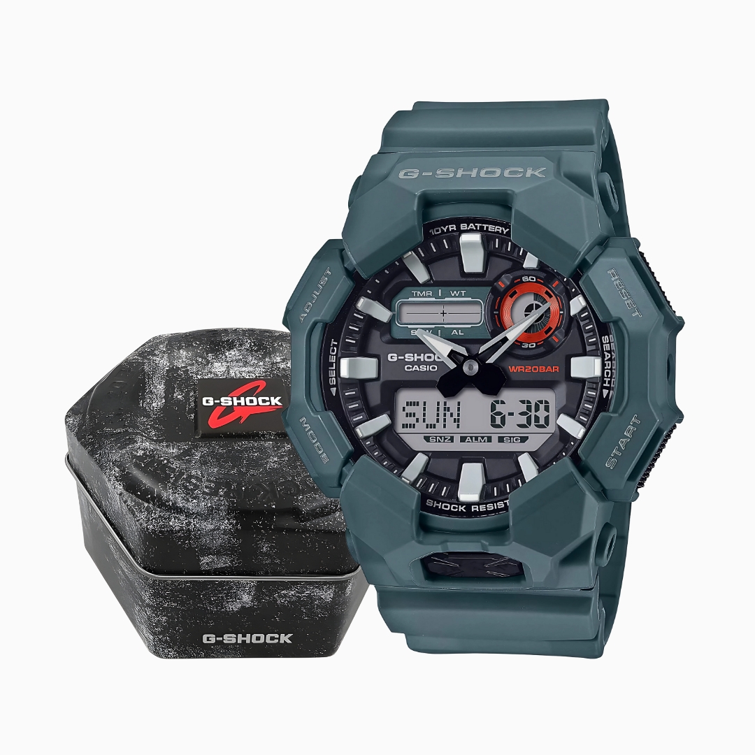 Relogio Casio G-Shock Masculino Anadigi Azul GA-010-2ADR - Moment - nos ...