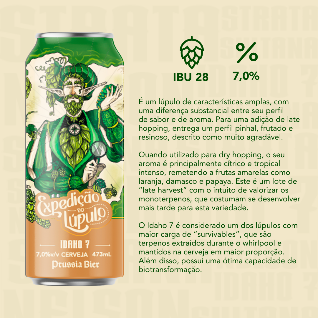 CERVEJA EXPEDIÇÃO DO LÚPULO #9 IDAHO 7 - LATA 473ML UNIDADE - Prussia ...