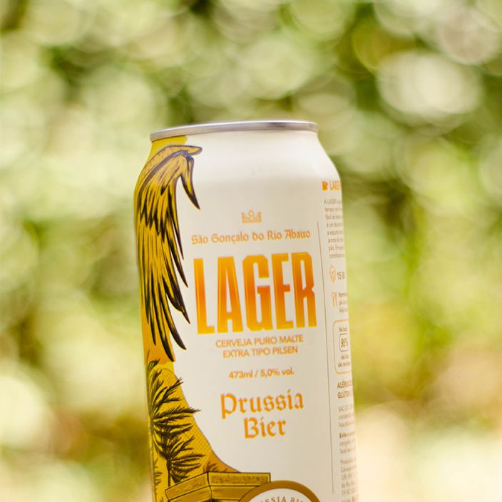 Pilsen Prussia lata latão latinha - Prussia Bier - Loja online de cervejas