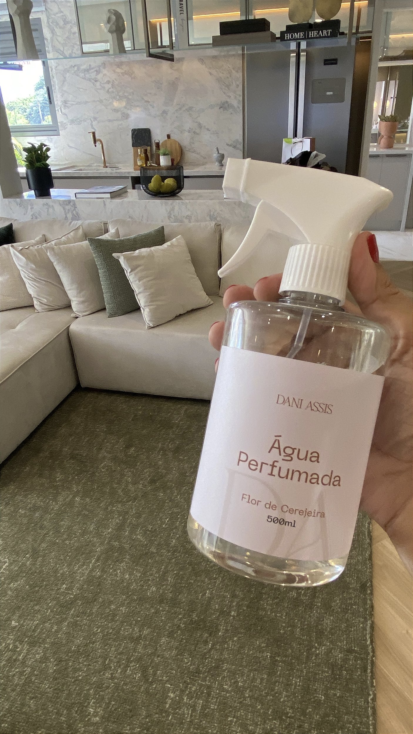 Água Perfumada Algodão 500ml - Aromas Dani Assis