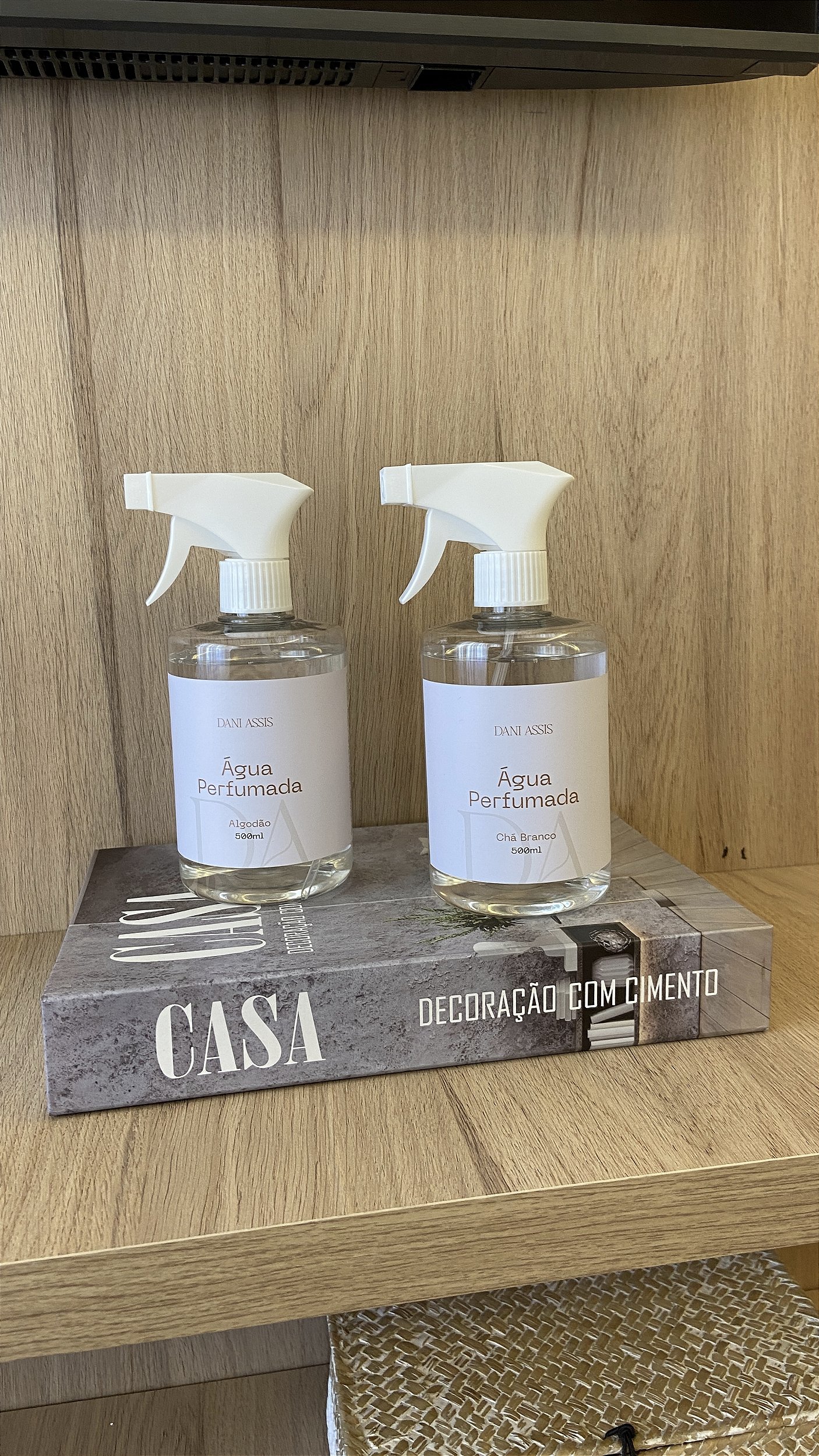 Água Perfumada Algodão 500ml - Aromas Dani Assis