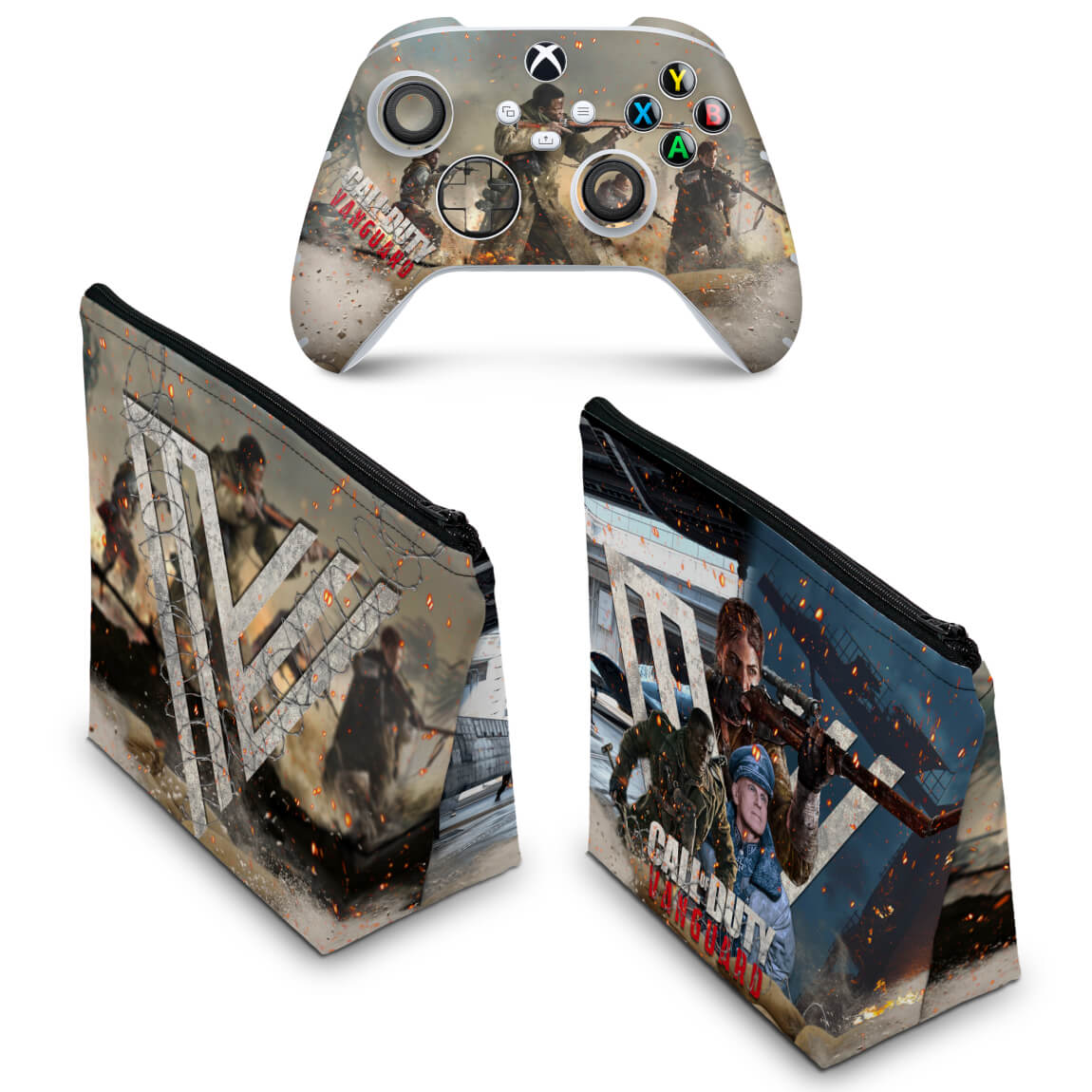 KIT Capa Case e Skin Xbox Series S X Controle - Call of Duty Vanguard ...