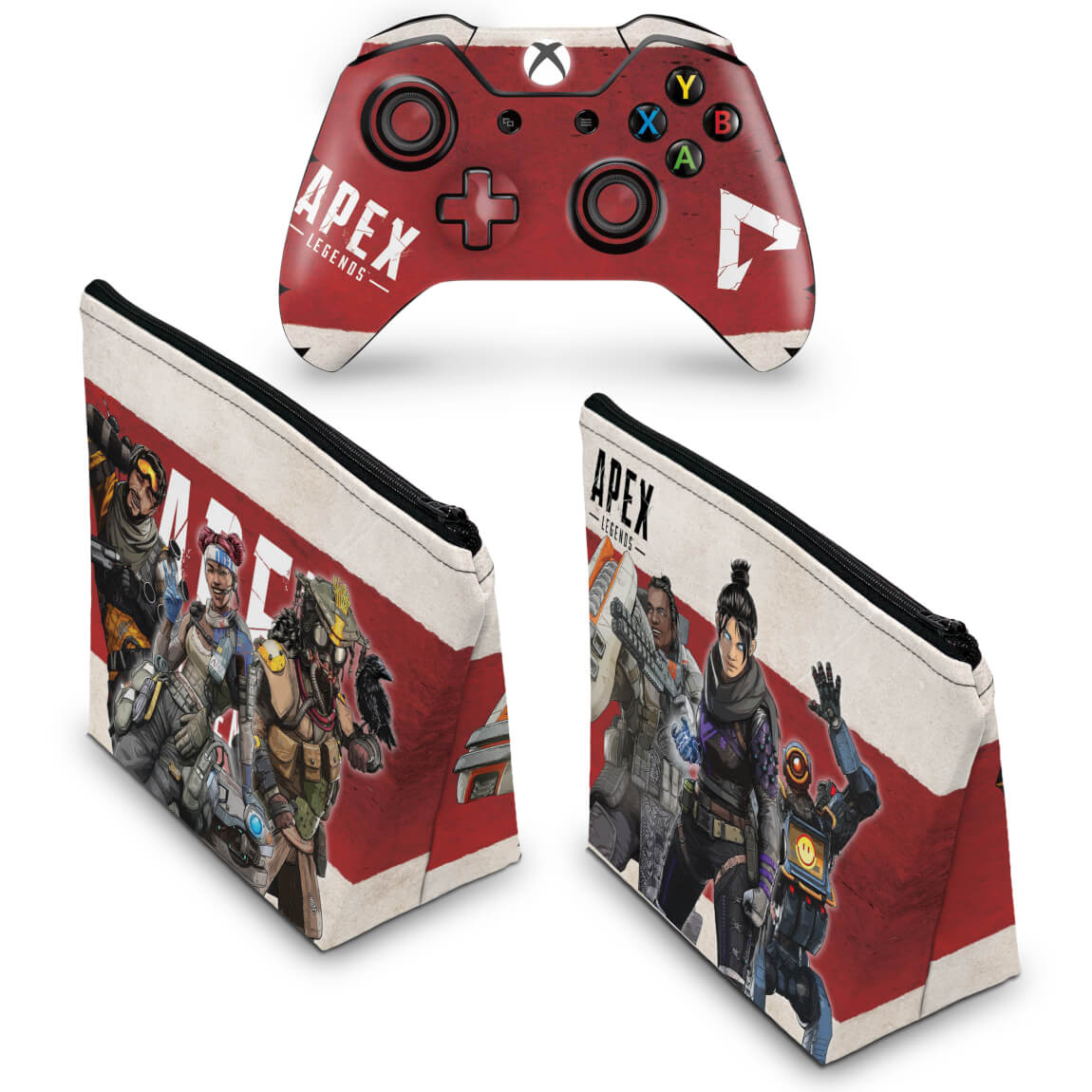 KIT Capa Case e Skin Xbox One Fat Controle - Apex Legends - Pop Arte Skins