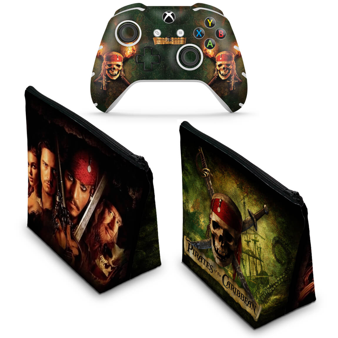 KIT Capa Case e Skin Xbox One Slim X Controle - Piratas do Caribe - Pop ...