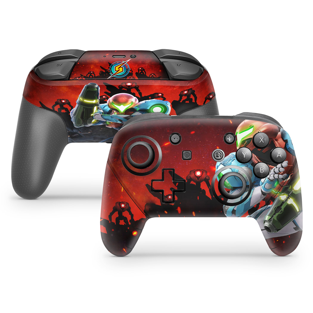Nintendo Switch Pro Controle Skin - Metroid Dread - Pop Arte Skins
