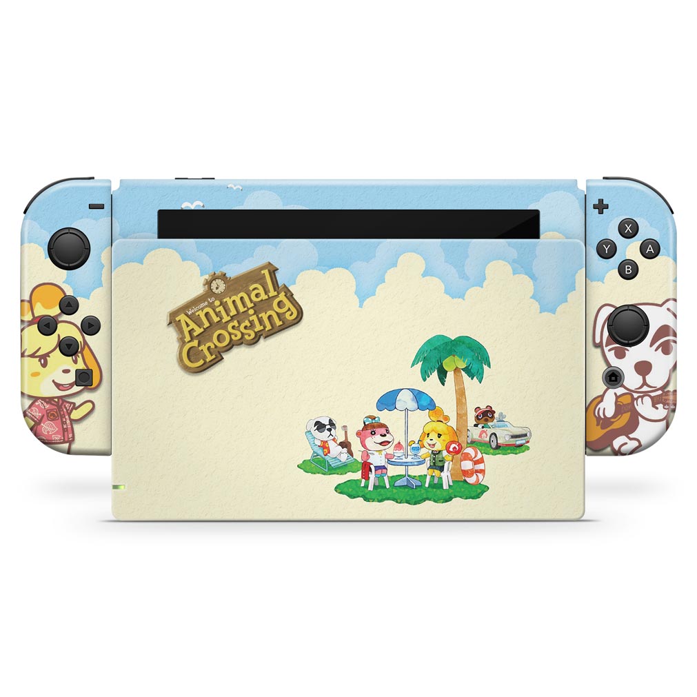 Skin Para Nintendo Switch Adesivo Animal Crossing Pop Arte Skins