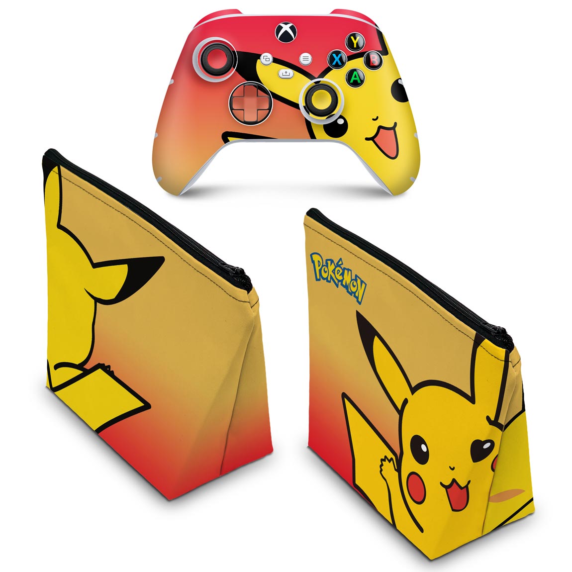 KIT Capa Case e Skin Xbox Series S X Controle - Pokemon Pikachu - Pop ...