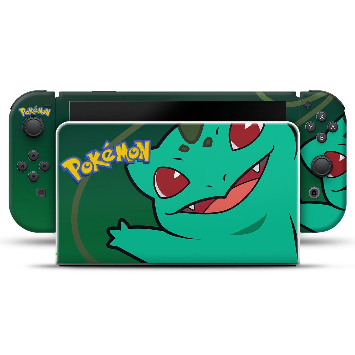 KIT Nintendo Switch Oled Skin e Capa Anti Poeira - Pokémon Bulbasaur ...