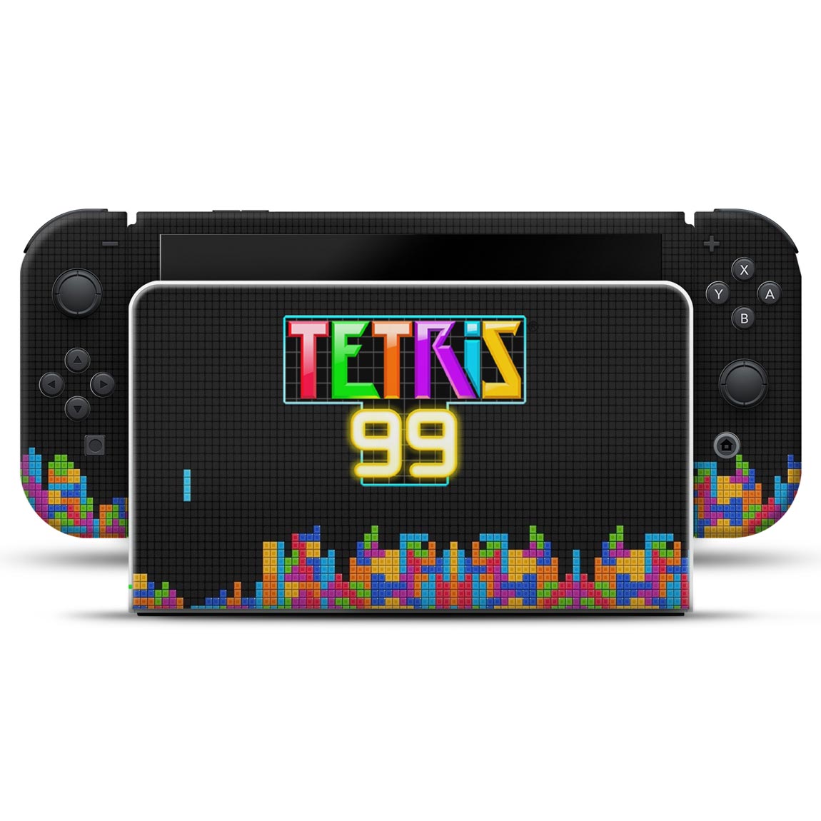 KIT Nintendo Switch Oled Skin e Capa Anti Poeira - Tetris 99 - Pop Arte ...