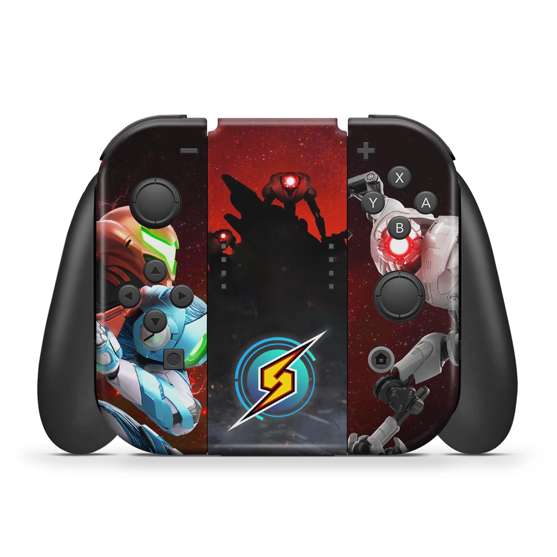 KIT Nintendo Switch Oled Skin e Capa Anti Poeira - Metroid Dread - Pop ...