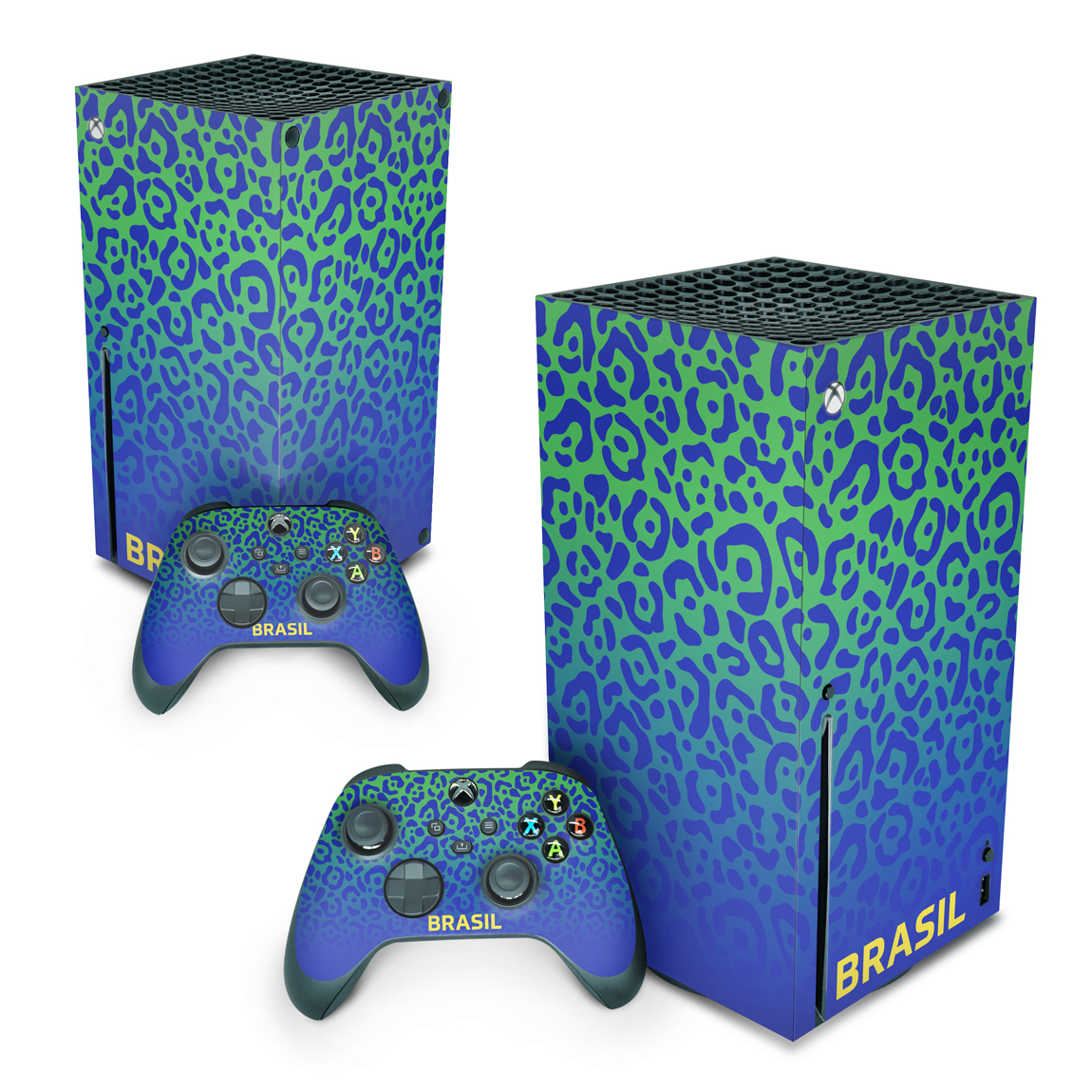 Xbox Series X Skin - Brasil - Pop Arte Skins