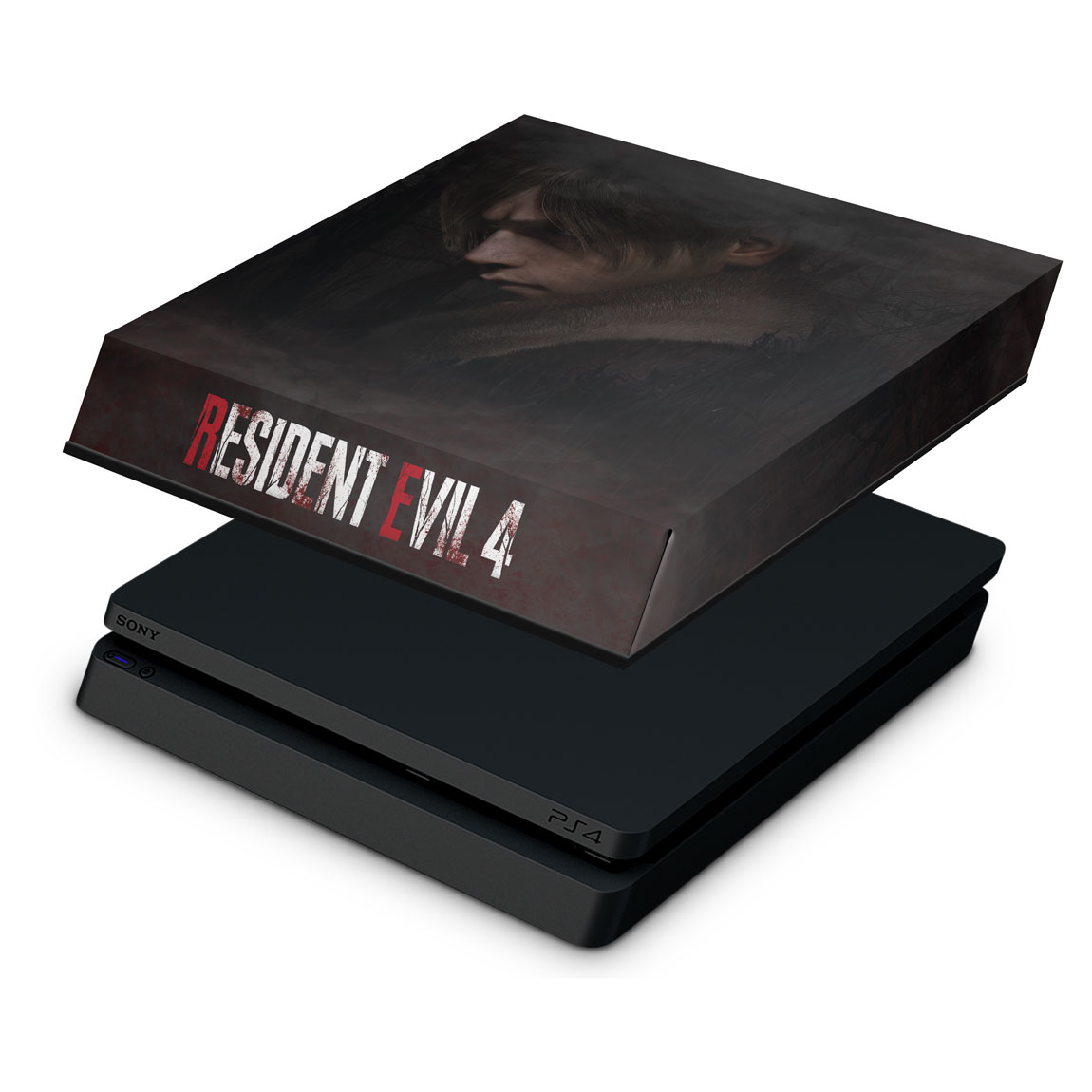 Ps4 Slim Capa Anti Poeira Resident Evil 4 Remake Pop Arte Skins
