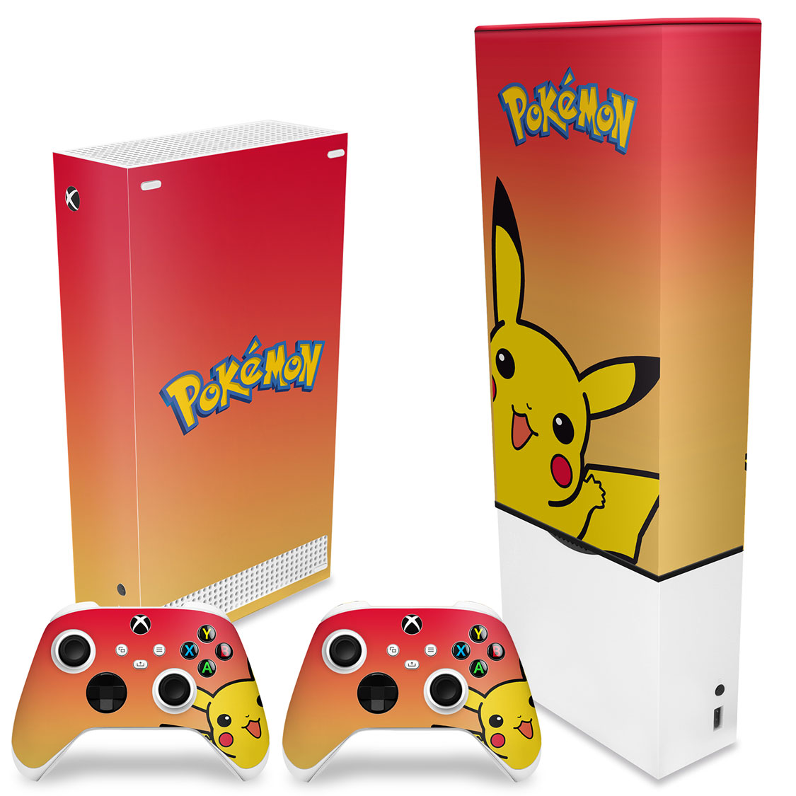 KIT Xbox Series S Capa Anti Poeira e Skin - Pokemon Pikachu - Pop Arte ...