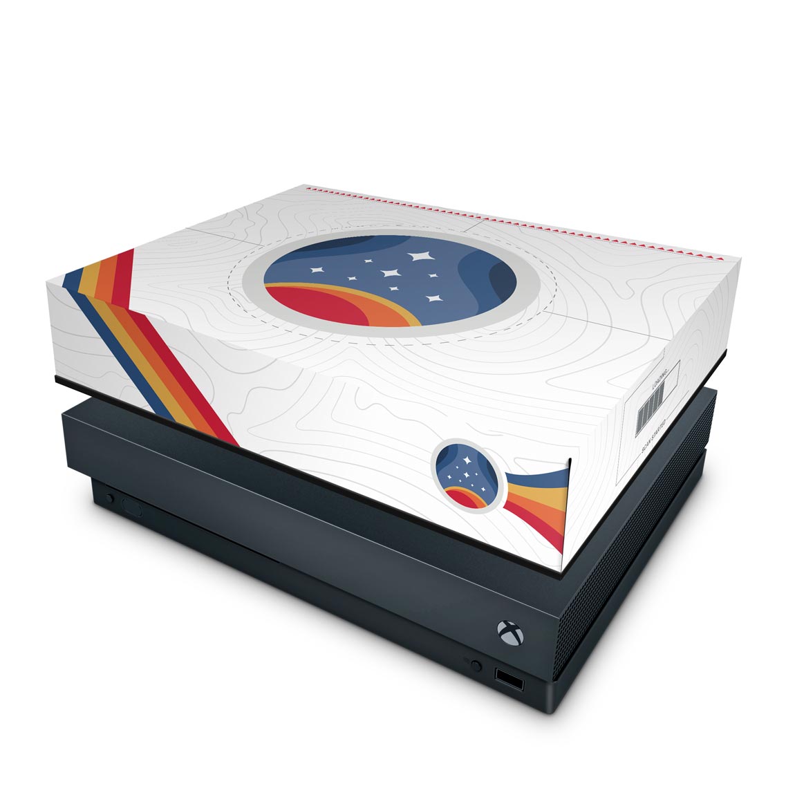 Xbox One X Capa Anti Poeira - Starfield Edition - Pop Arte Skins