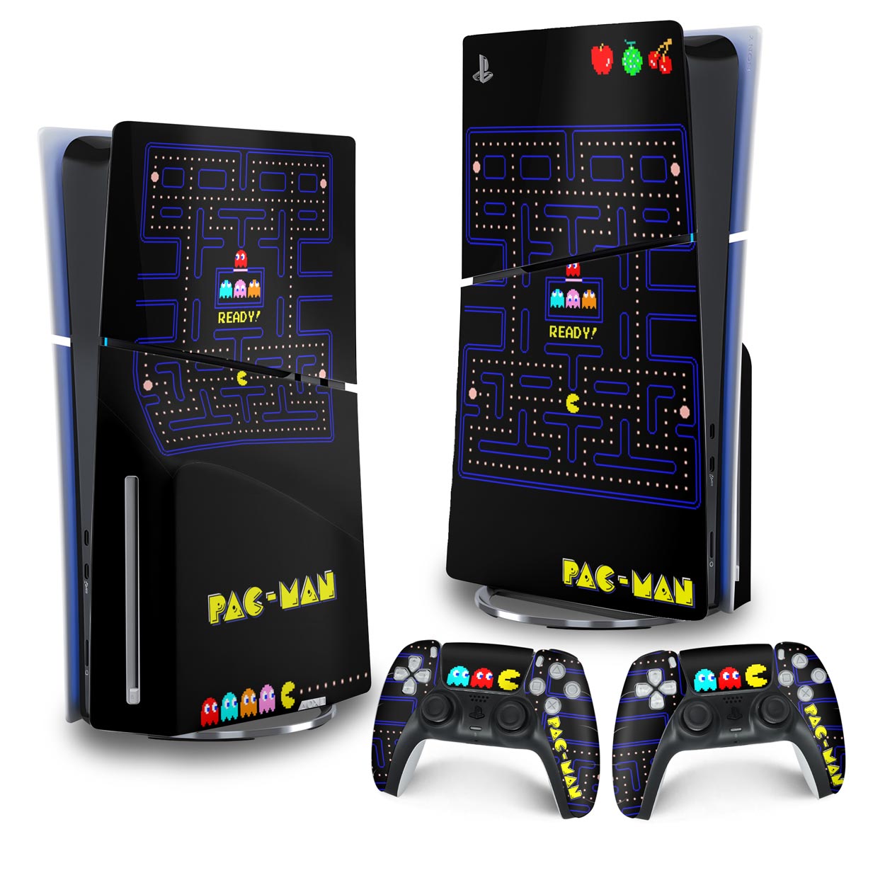 Skin PS5 Slim Vertical - Pac Man - Pop Arte Skins