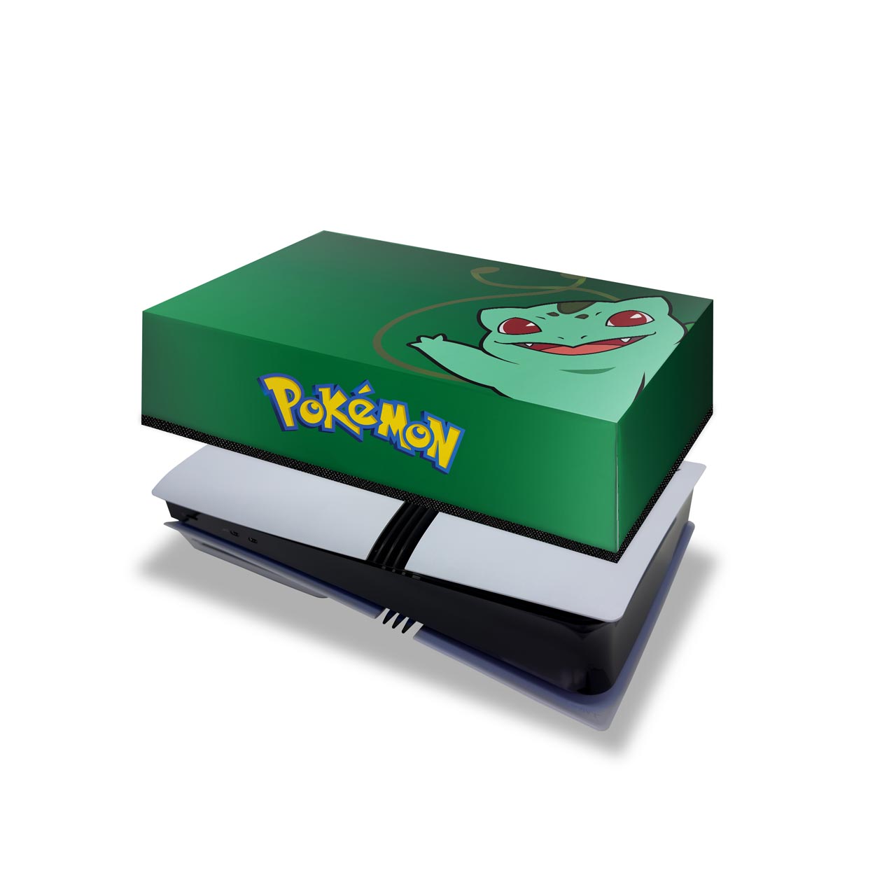 PS5 Pro Capa Anti Poeira Horizontal - Pokemon Bulbasaur - Pop Arte Skins