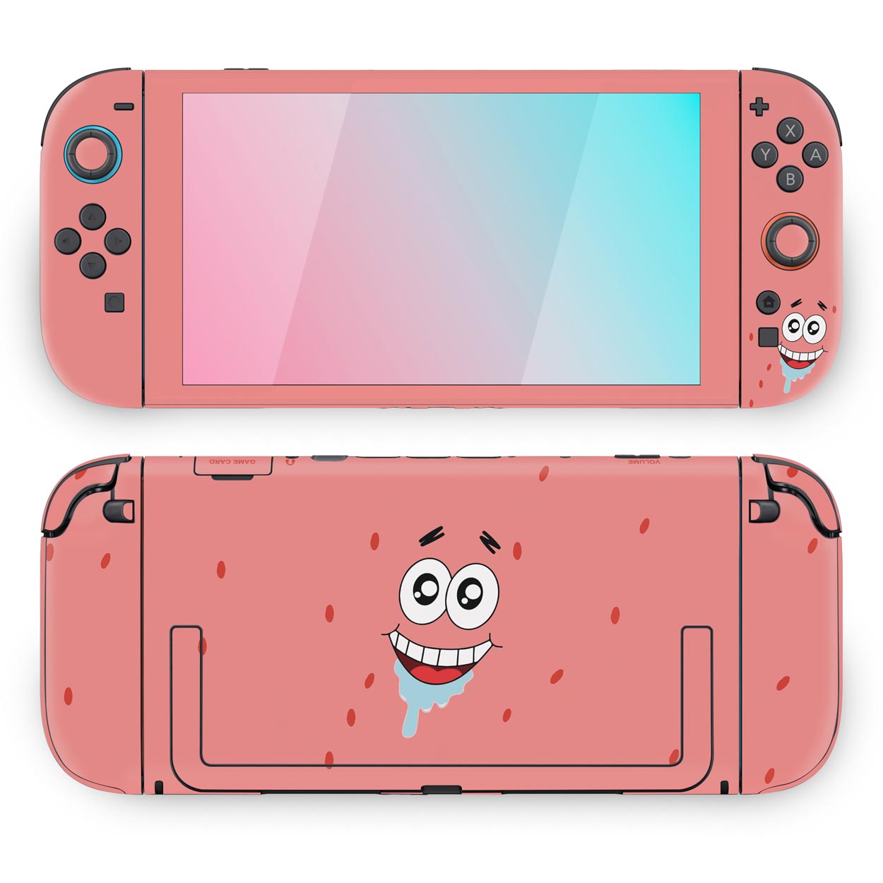 Nintendo Switch 2 Skin Anti-Rage - Patrick Bob Esponja - Pop Arte Skins