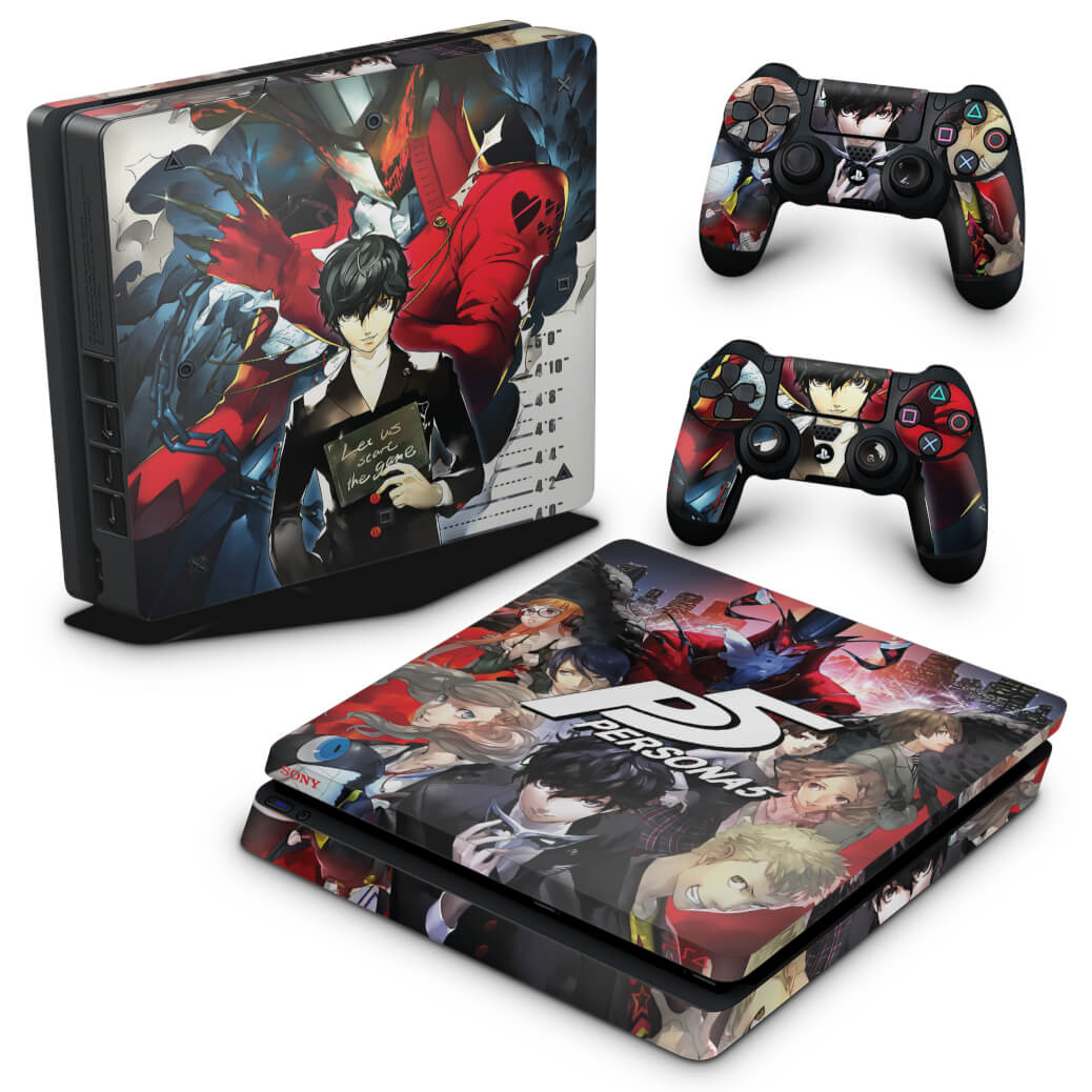 PS4 Slim Skin Persona 5 Pop Arte Skins