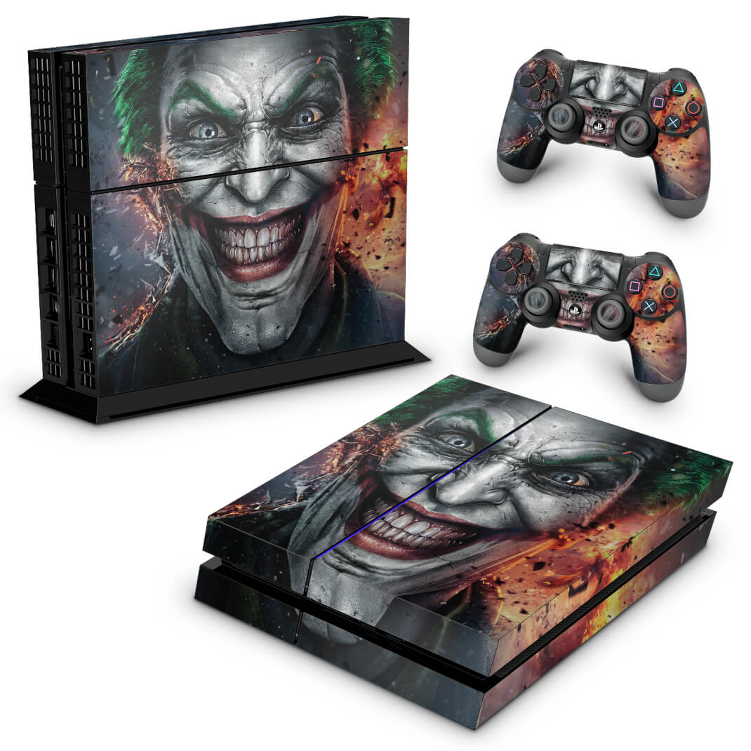 Ps4 Fat Skin - Coringa Joker - Pop Arte Skins