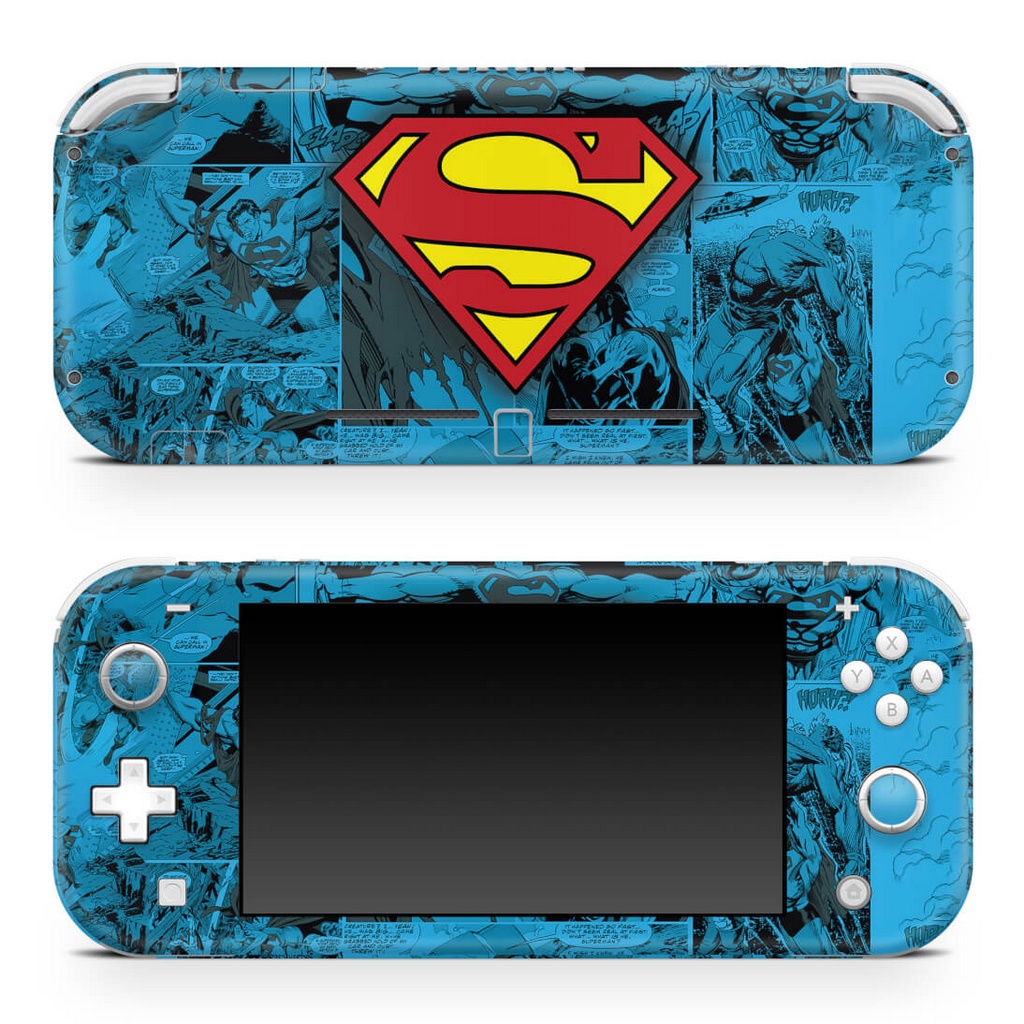 Nintendo Switch Lite Skin - Superman Comics - Pop Arte Skins