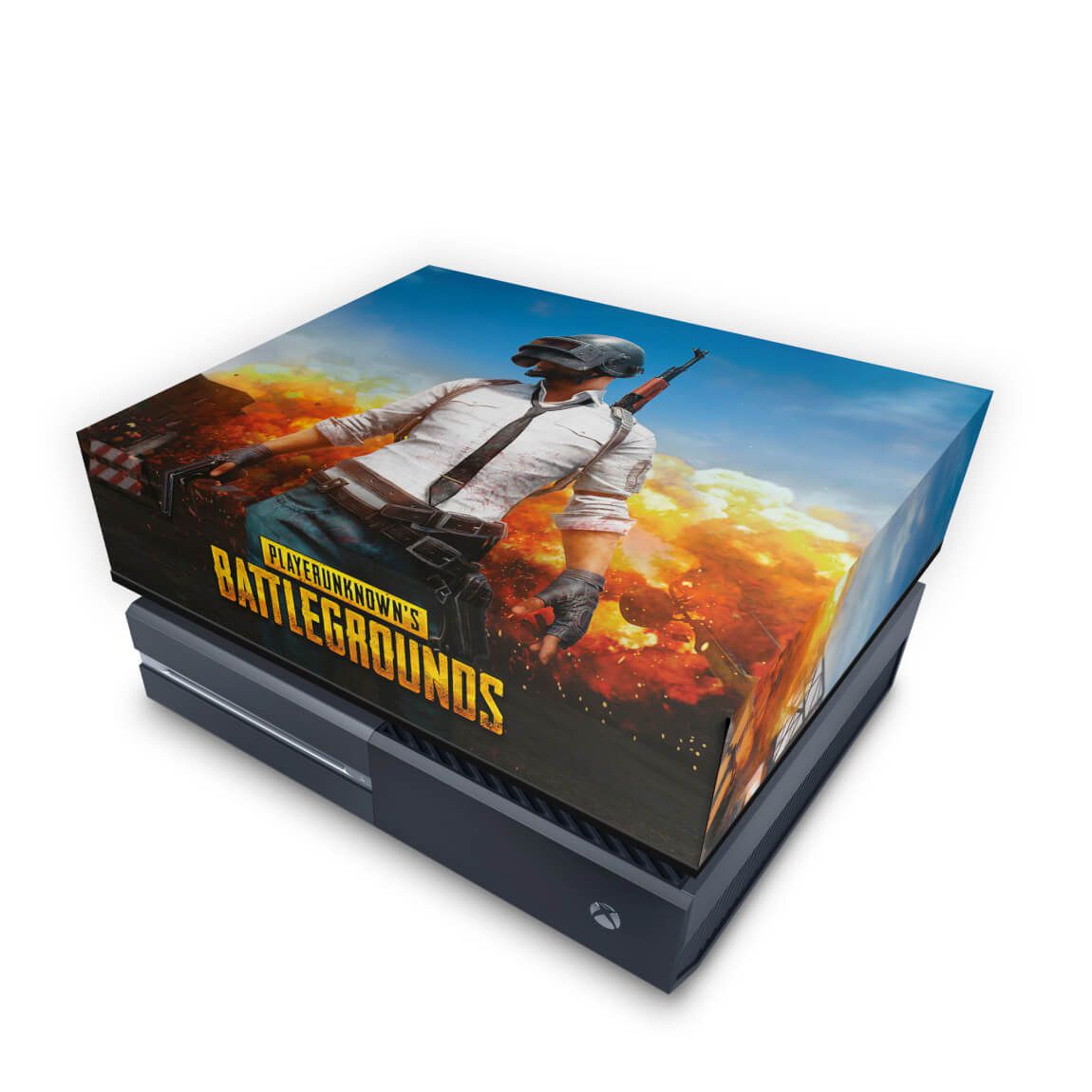 Xbox One Fat Capa Anti Poeira - Players Unknown Battlegrounds PUBG ...