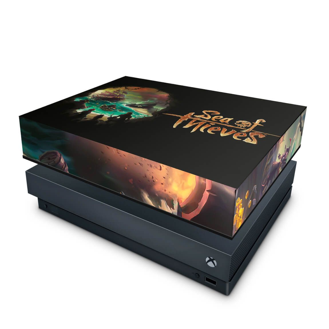 Xbox One X Capa Anti Poeira - Sea Of Thieves - Pop Arte Skins