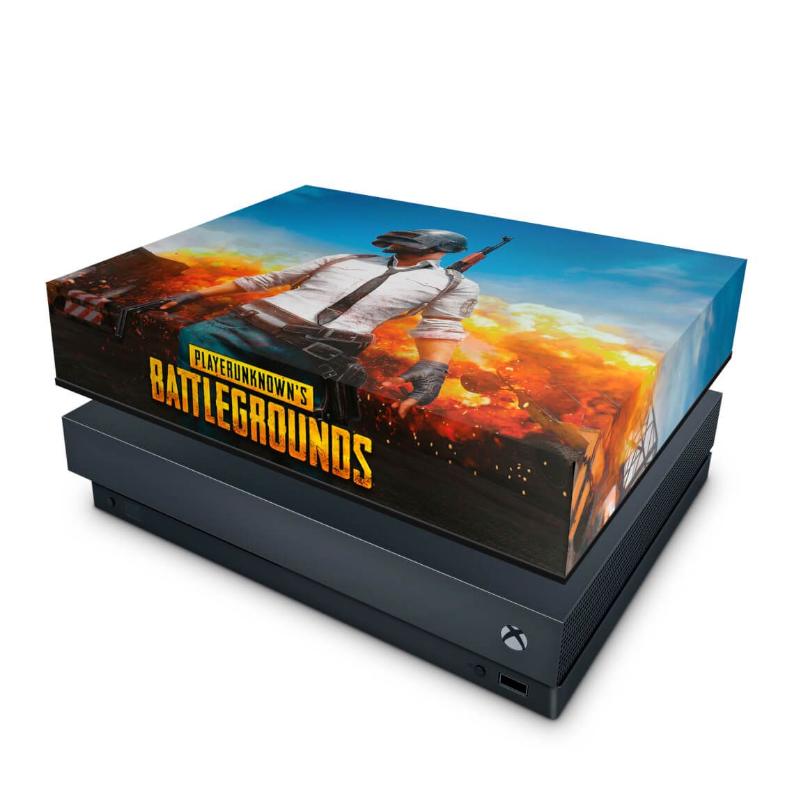 Xbox One X Capa Anti Poeira - Players Unknown Battlegrounds PUBG - Pop ...