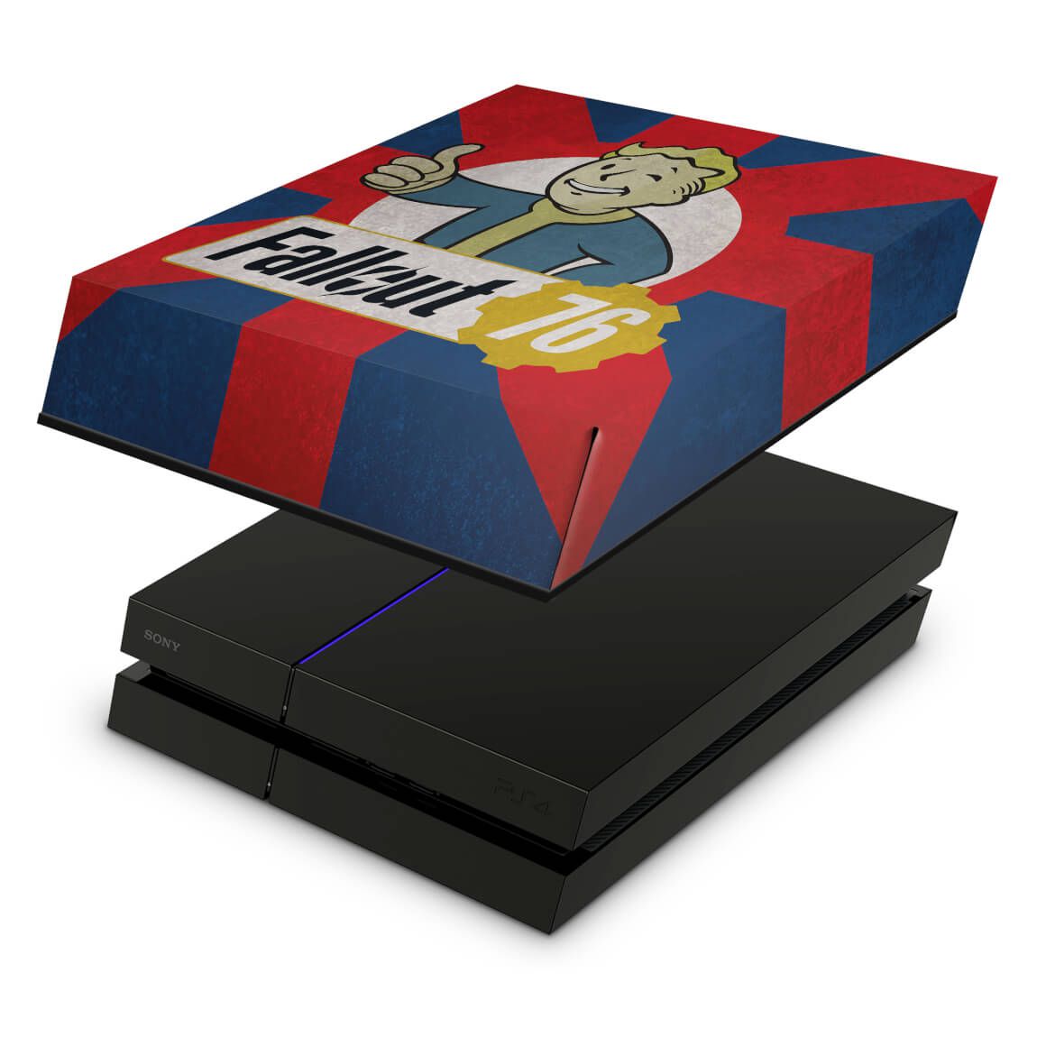 PS4 Fat Capa Anti Poeira - Fallout 76 - Pop Arte Skins