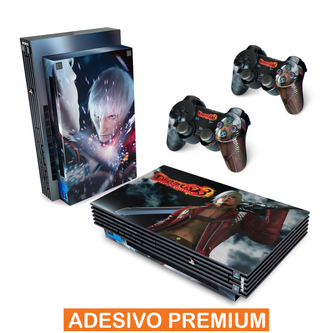 PS2 Fat Skin - Devil May Cry 3 - Pop Arte Skins