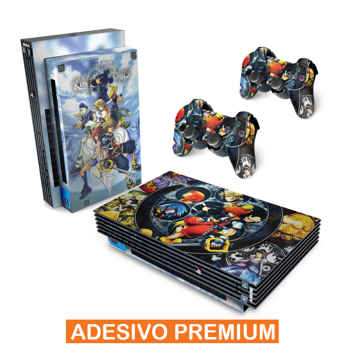 PS2 Fat Skin - Kingdom Hearts II 2 - Pop Arte Skins