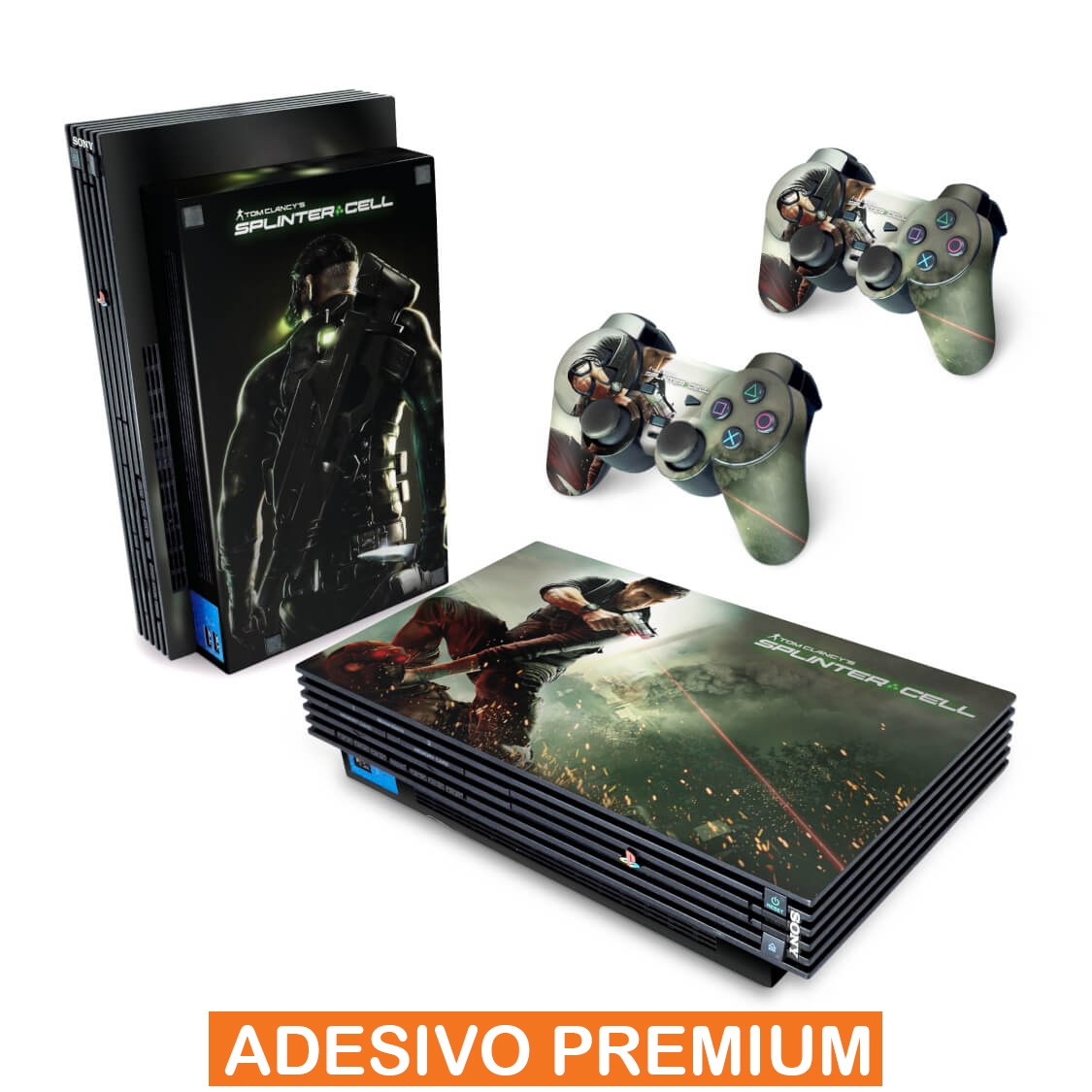 PS2 Fat Skin - Splinter Cell - Pop Arte Skins