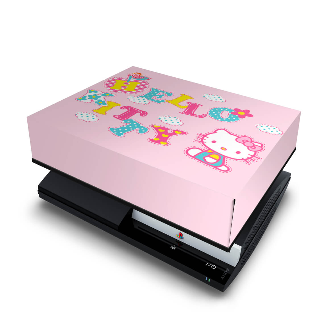 PS3 Fat Capa Anti Poeira - Hello Kitty - Pop Arte Skins