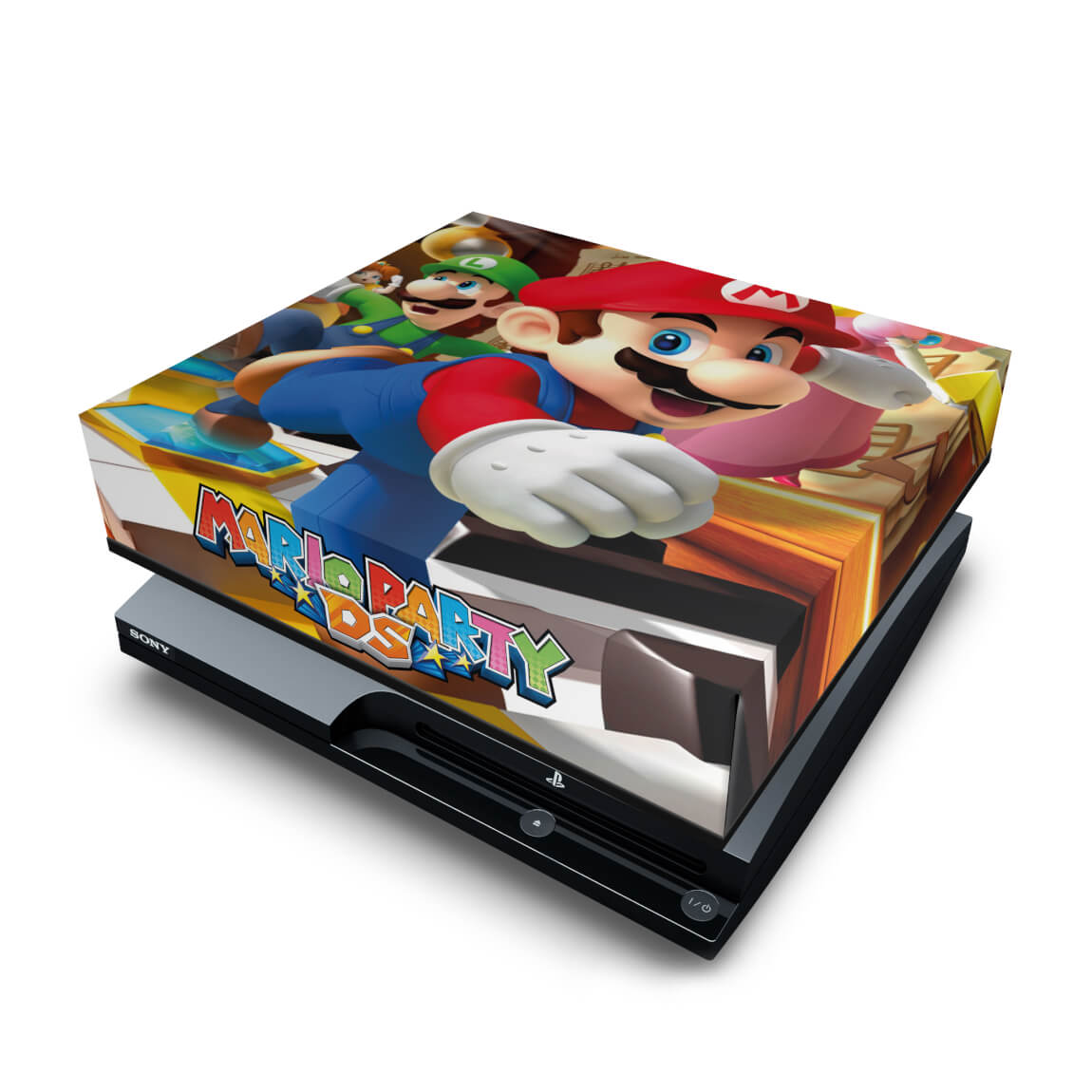 PS3 Slim Capa Anti Poeira - Mario Party - Pop Arte Skins