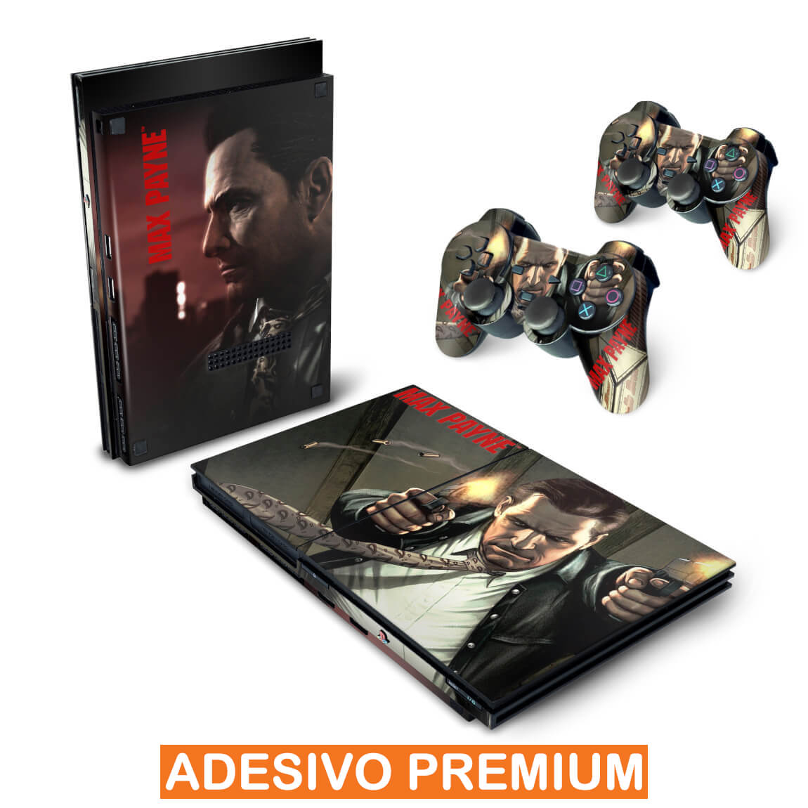 PS2 Slim Skin - Max Payne - Pop Arte Skins