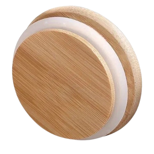Pote Hermético Vidro Boro c/ Tampa de Bambu 370ml Mimo Style - Copalimpa Pote Hermético Vidro Boro c/ Tampa de Bambu 370ml Mimo Style - Copalimpa