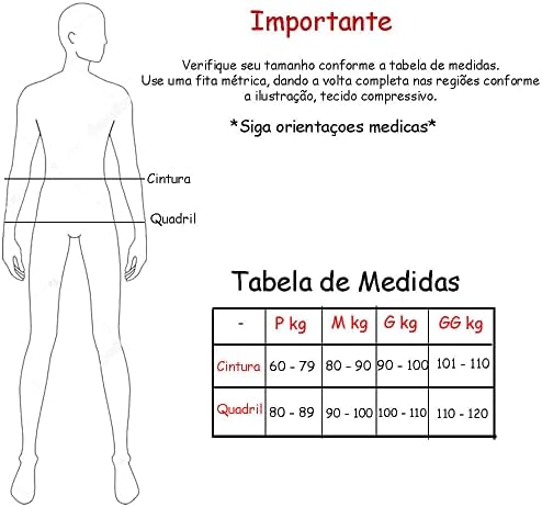 Faixa Elástica 3 gomos unissex - Casa dos Ortopédicos