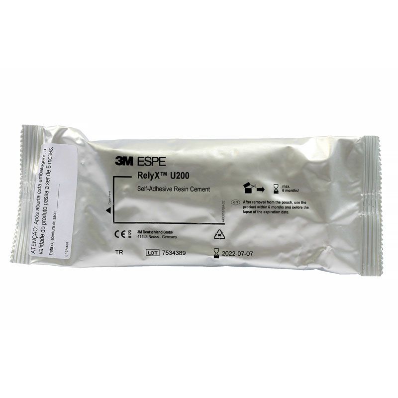Cimento Resinoso Dual RelyX U200 Translucido - 3M - DentalSul ...