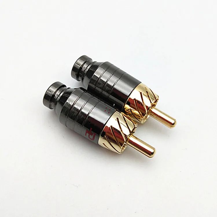 Plug RCA de Alta Qualidade - Conector para entrada/saída de áudio - 4 ...
