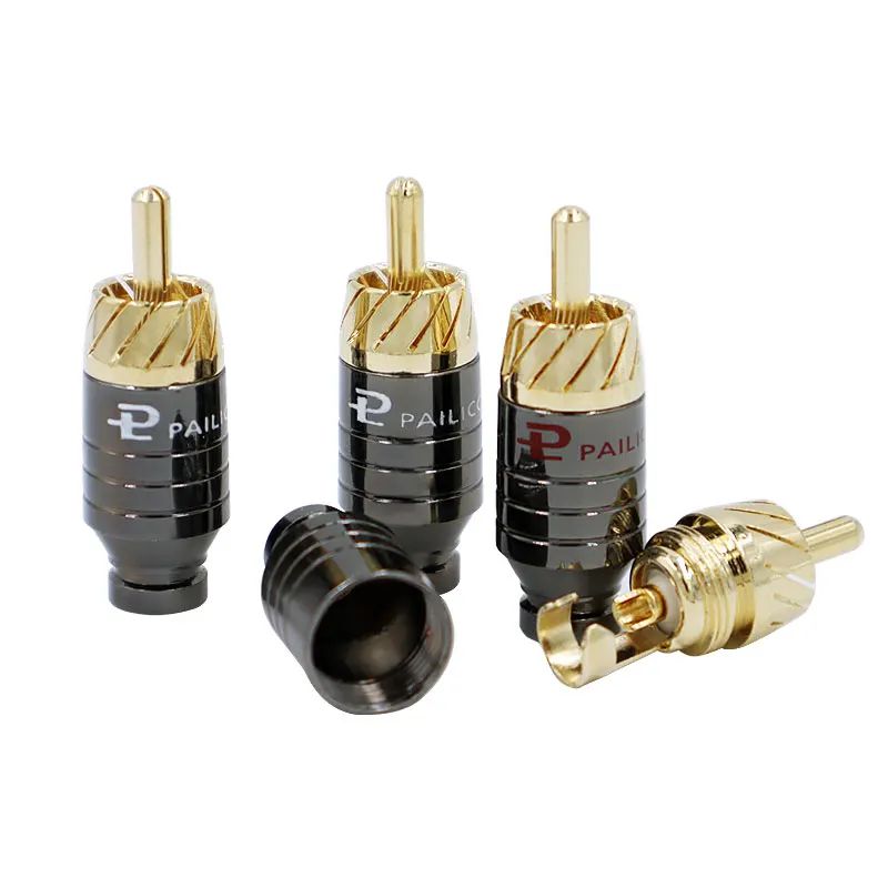 Plug RCA de Alta Qualidade - Conector para entrada/saída de áudio - 4 ...