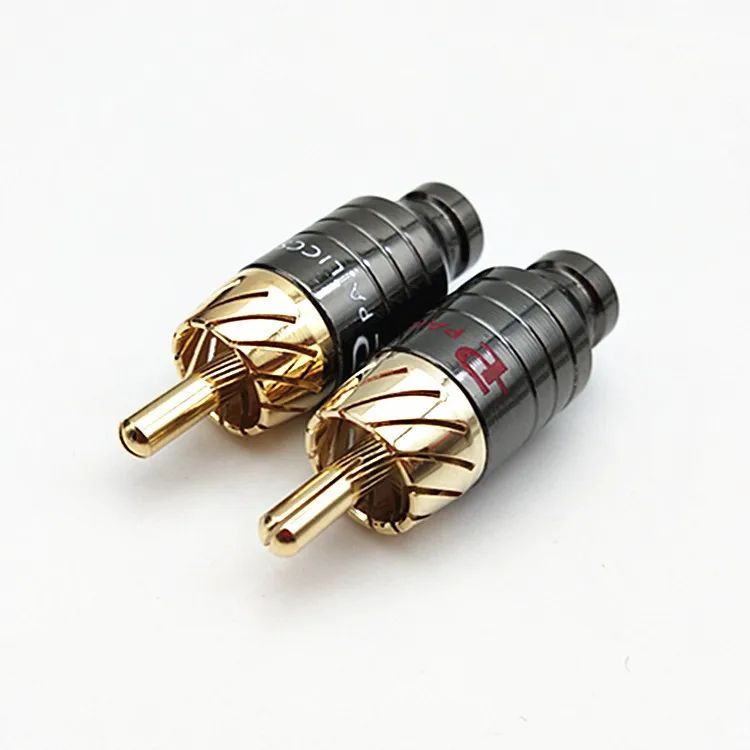Plug RCA de Alta Qualidade - Conector para entrada/saída de áudio - 4 ...