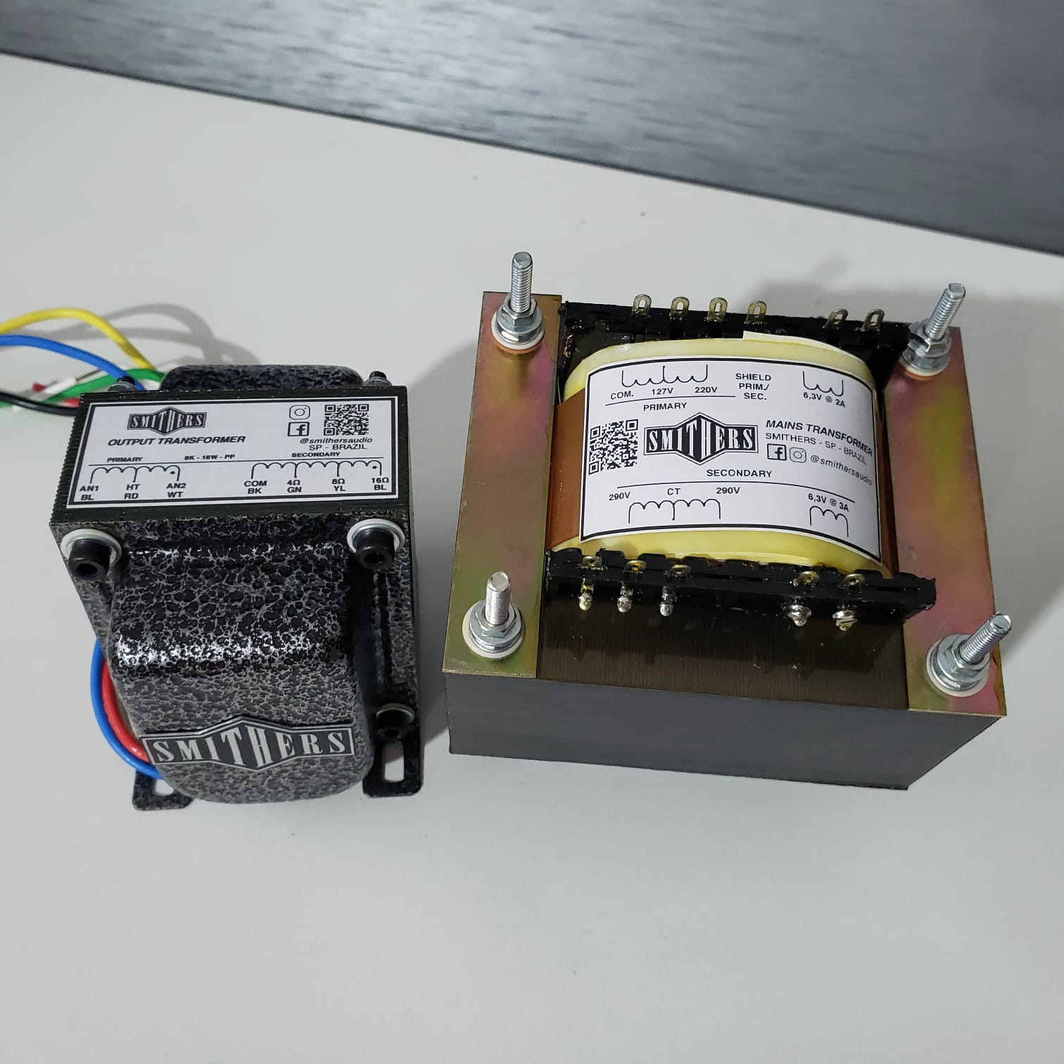 Kit de Transformadores para Amplificador 18W - Smithers Transformadores