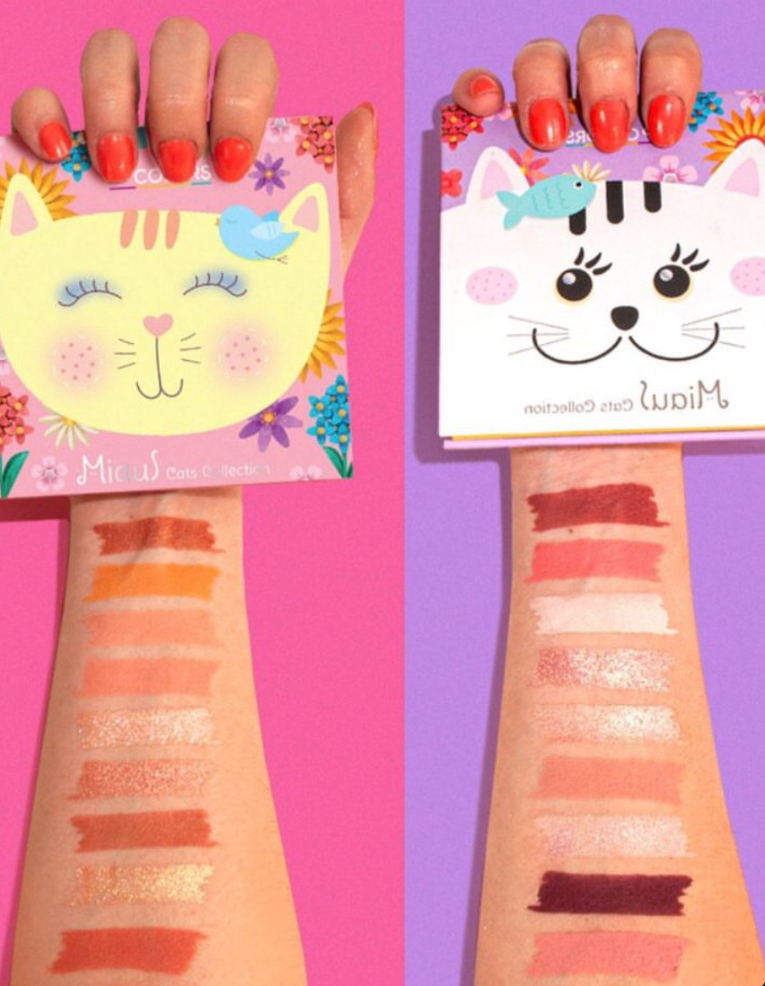 PALETA DE SOMBRAS MIAU CATS COLLECTION - SP COLORS - LUG STORE MAKEUP