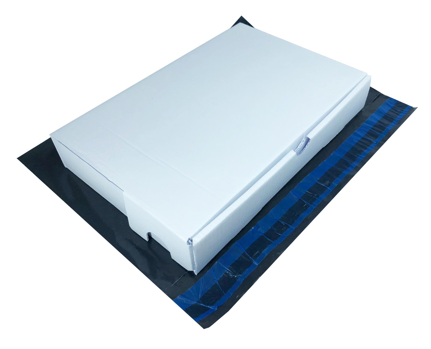 Kit 10 Caixas de Papelão Branco 24x16x4 + 10 Envelopes de Segurança ...