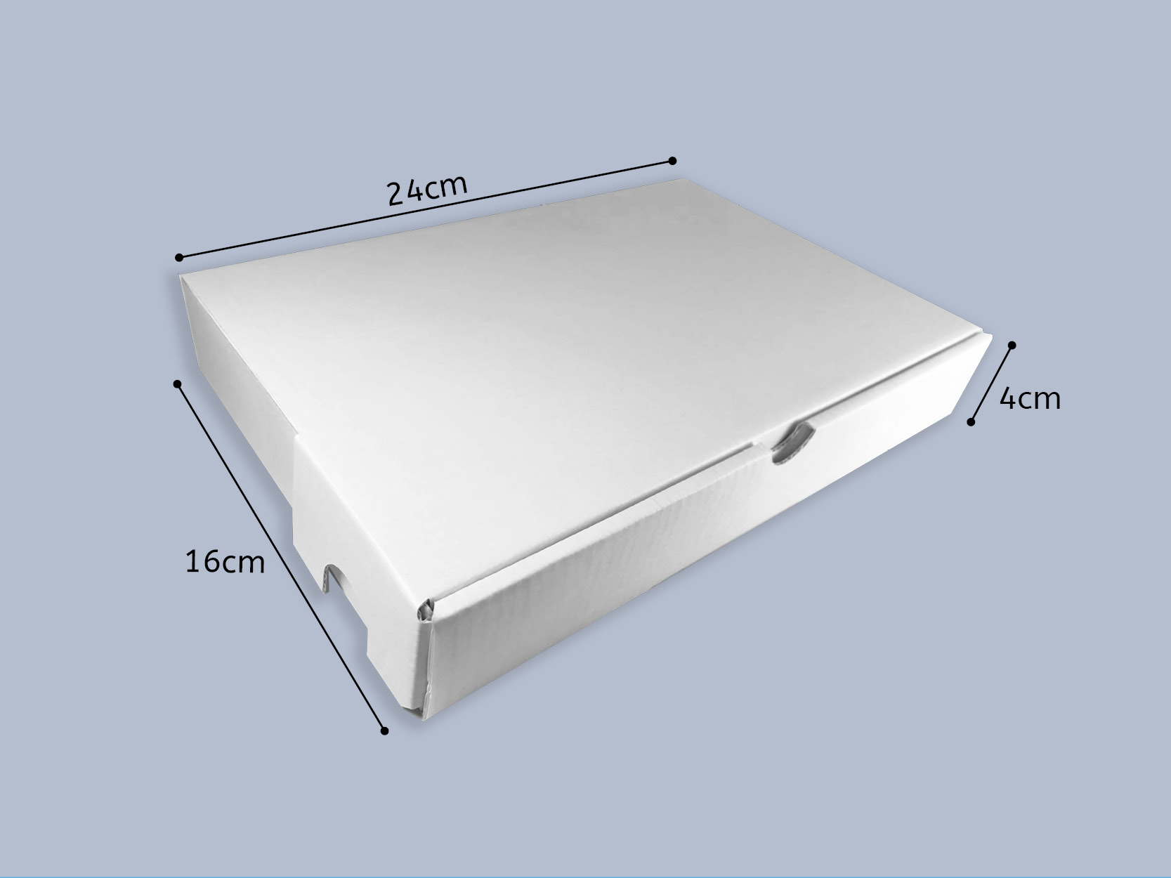 Kit 100 Caixas de Papelão Branco 24x16x4 + 100 Envelopes de Segurança ...