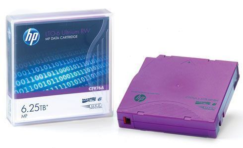 Fita LTO 6 HP Ultrium C7976A (2.5TB/6.25TB) - LTO Ultrium