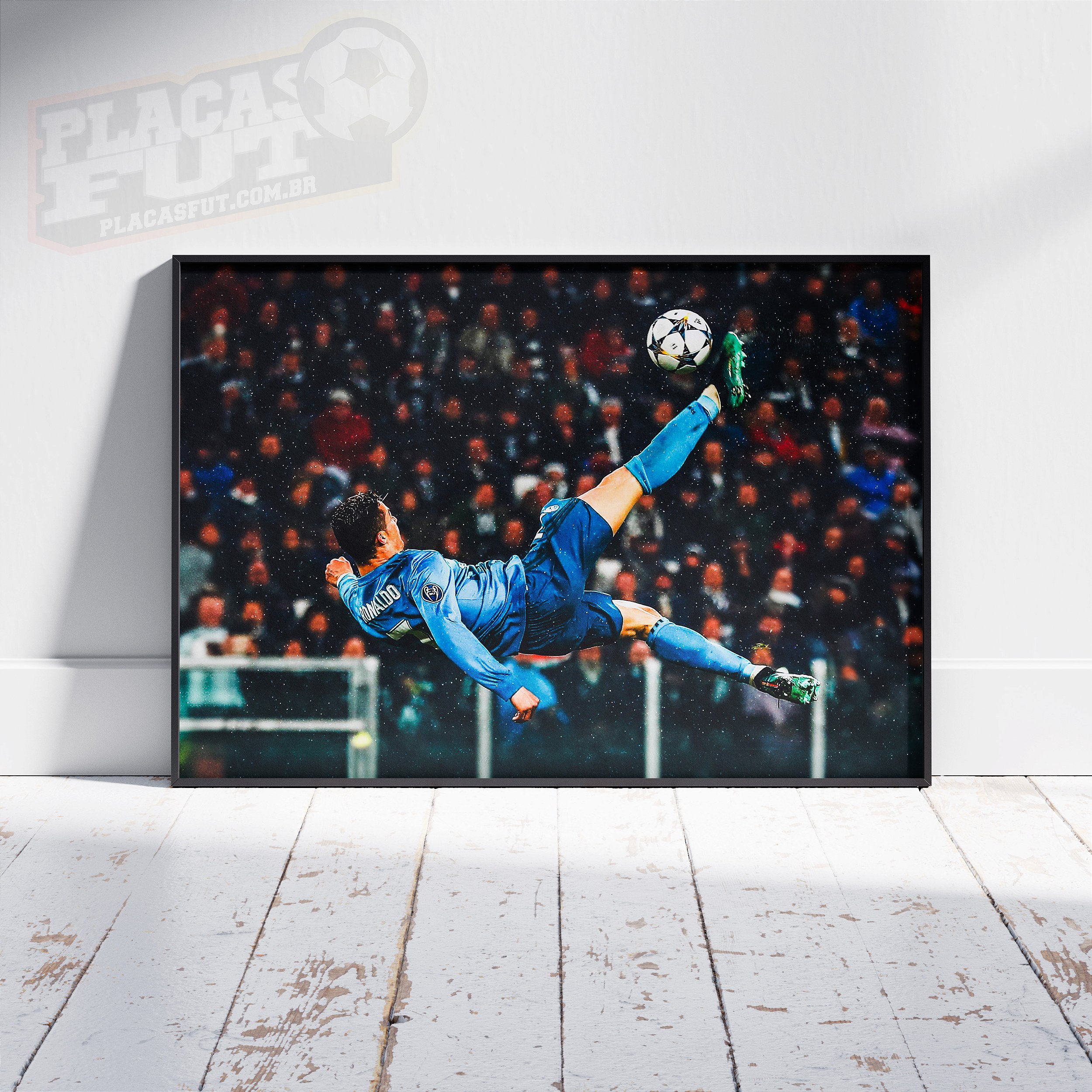 Quadro Cristiano Ronaldo Bicicleta Histórica - PlacasFUT - Itens ...