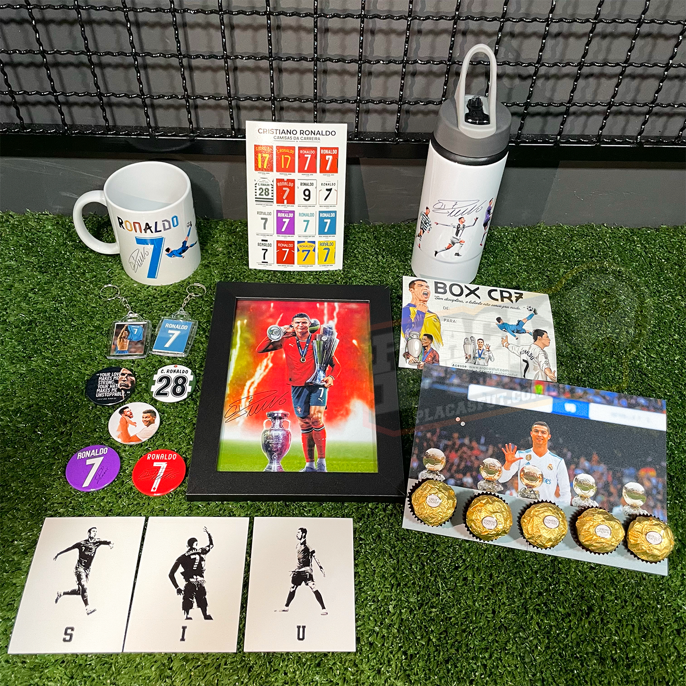 BOX PRESENTE ESPECIAL - Cristiano Ronaldo "Legado Eterno" - PlacasFUT ...