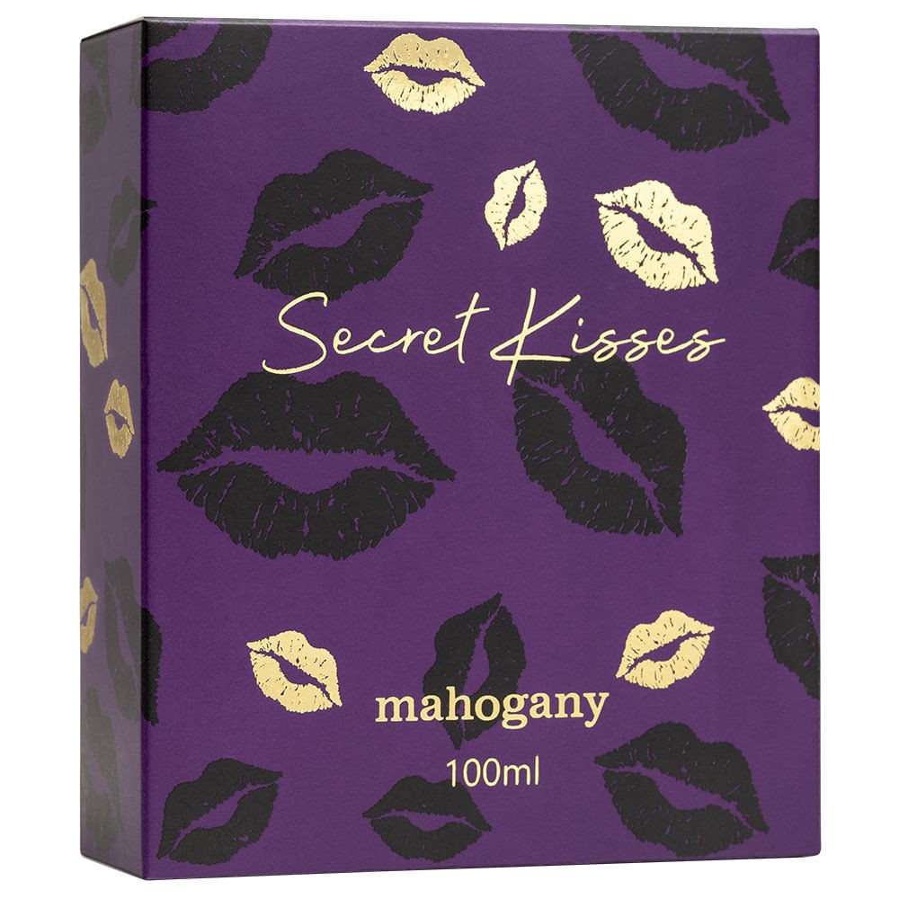Secret Kisses Desodorante Corporal Feminina Mahogany - Decant - Clara ...