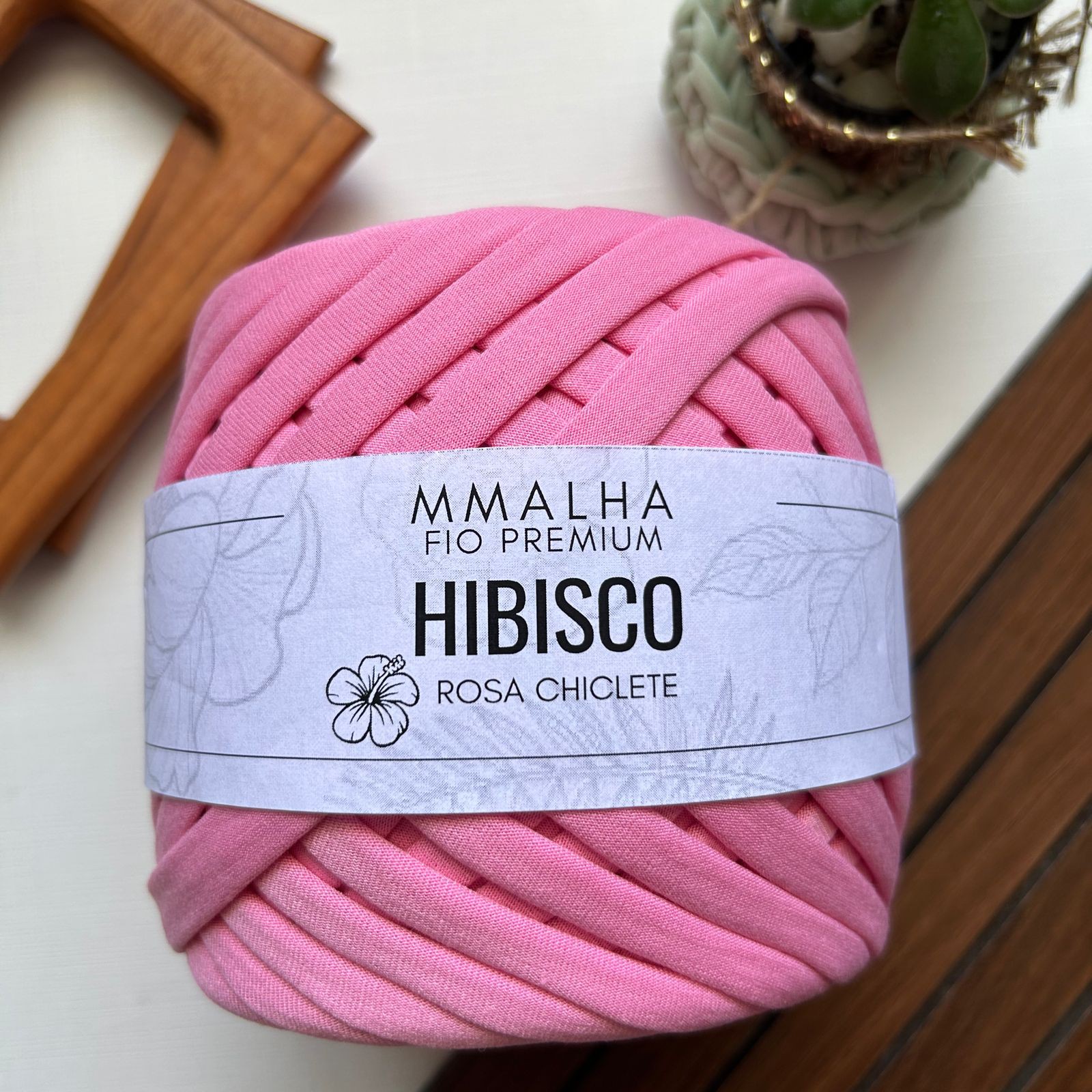 Fio de Malha Premium - Hibisco - Rosa Chiclete - MMalha