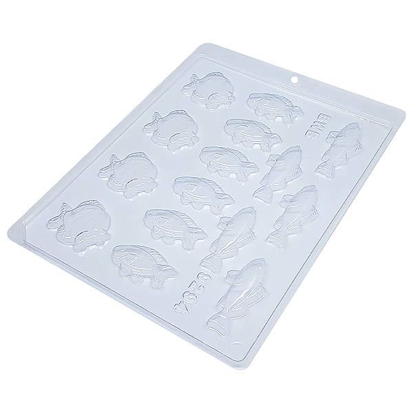 Forma para Chocolate Peixes 1 Forma Simples Ref. 9294 BWB 5unids ...